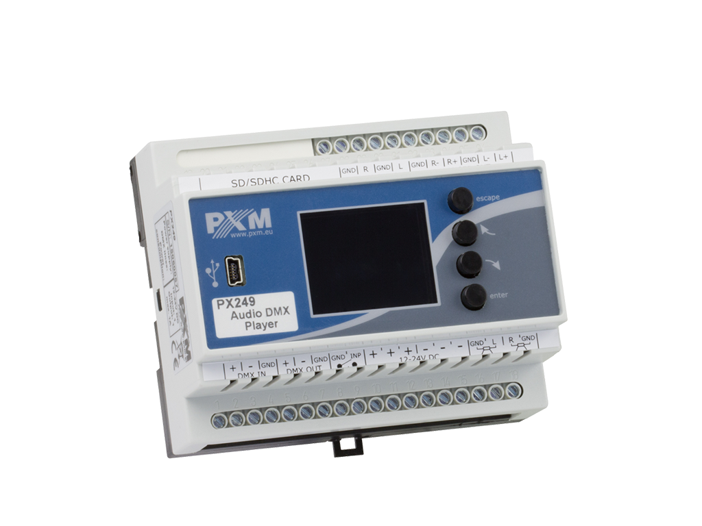PXM PX249 Audio DMX Player