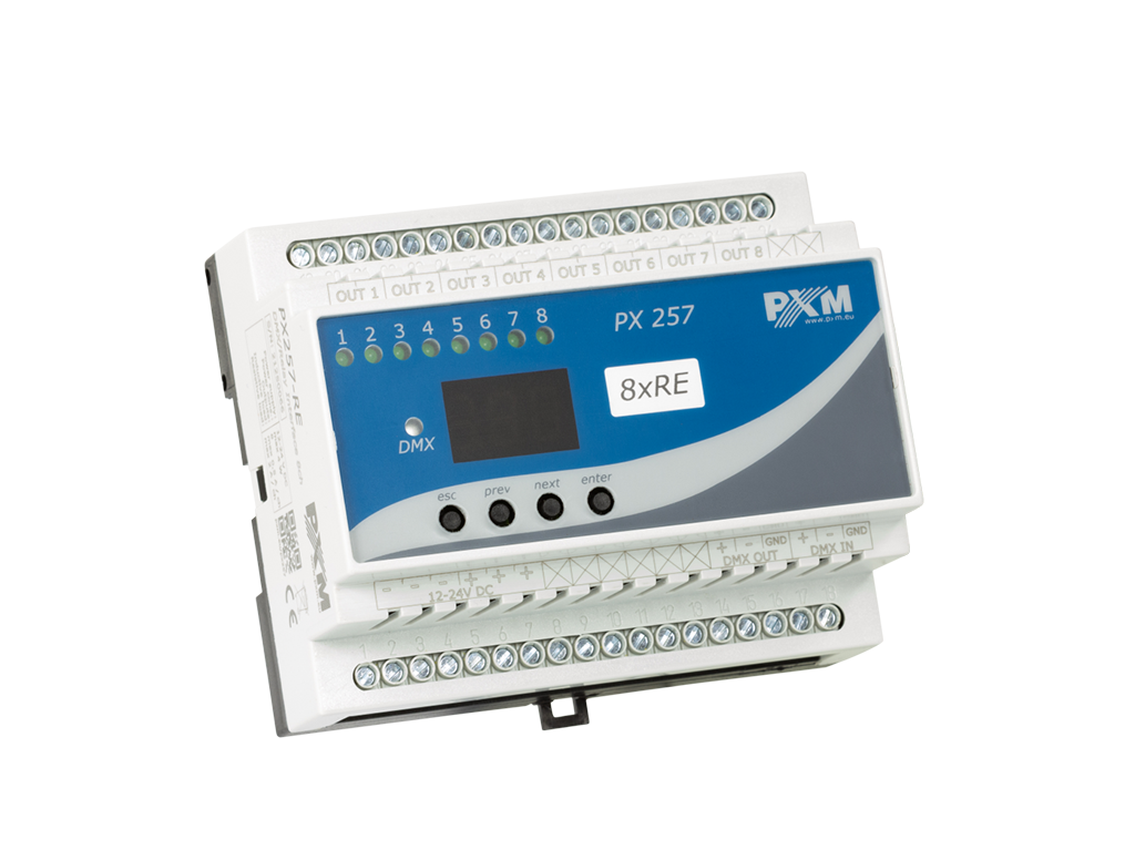 PXM PX257 DMX/Relay Interface 8ch